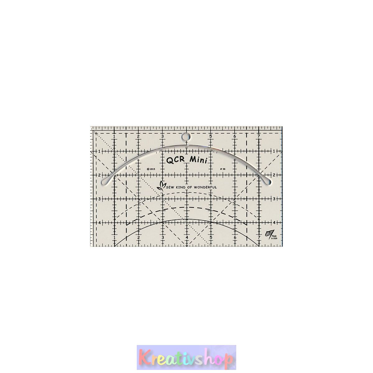 Quick Curve Ruler Mini - kreativ stricken sticken nähen patchwork