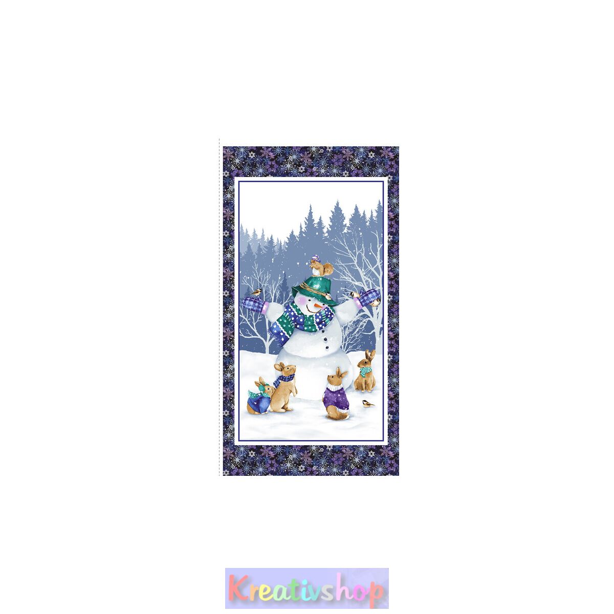 Flurry Friends (Panel) - kreativ stricken sticken nähen patchwork