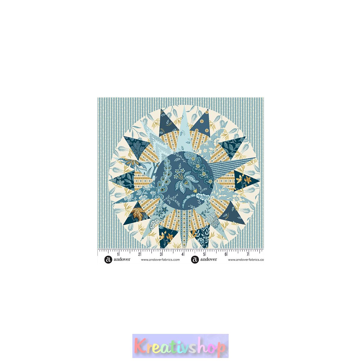 Beach House, Marine Compass Multi (Panel) - kreativ stricken sticken